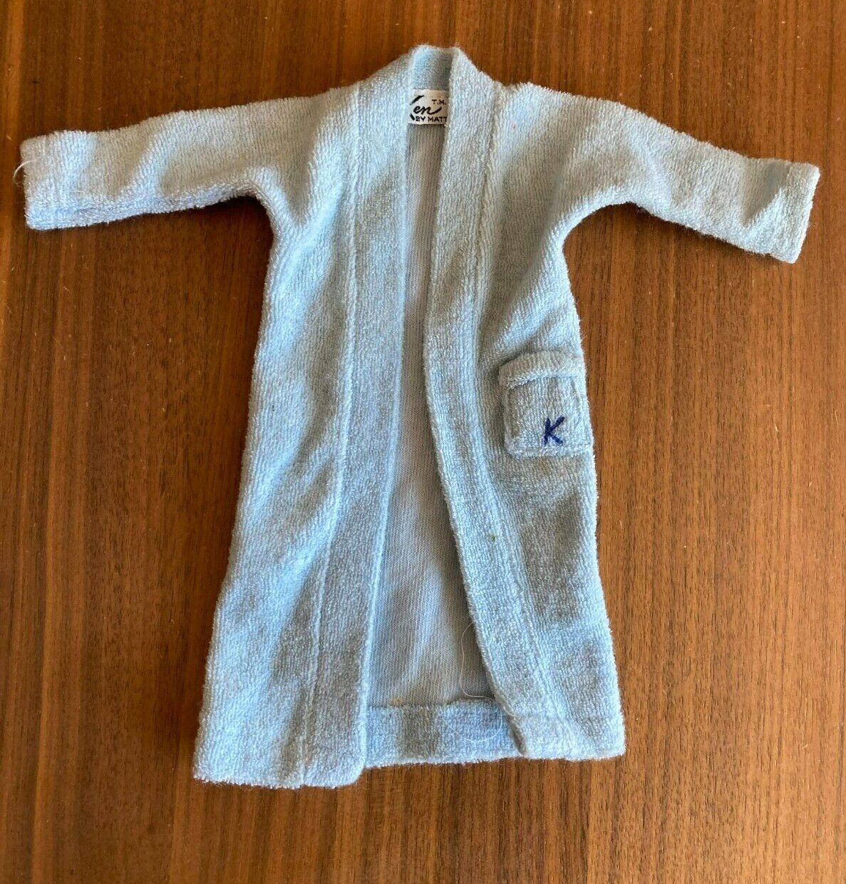 Barbie Ken Doll Blue Bathrobe #784