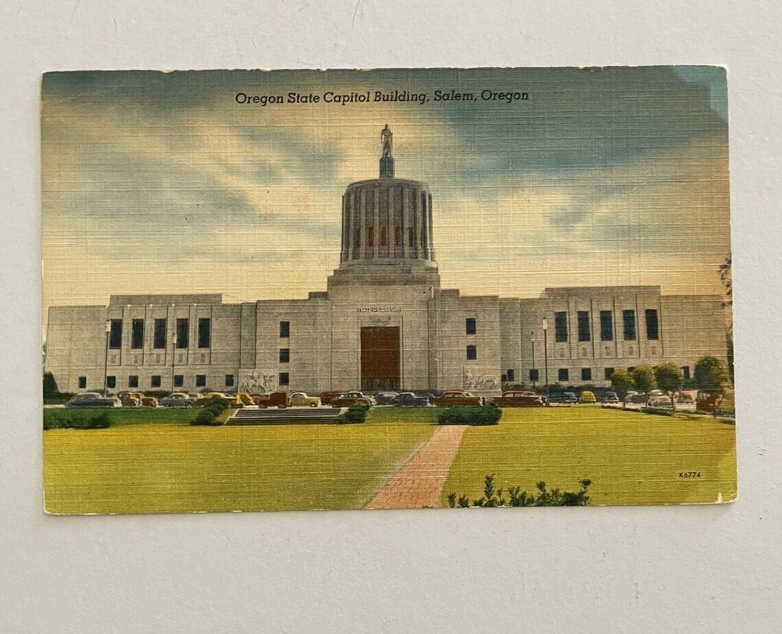 Oregon State Capitol Building Salem Oregon Postcard