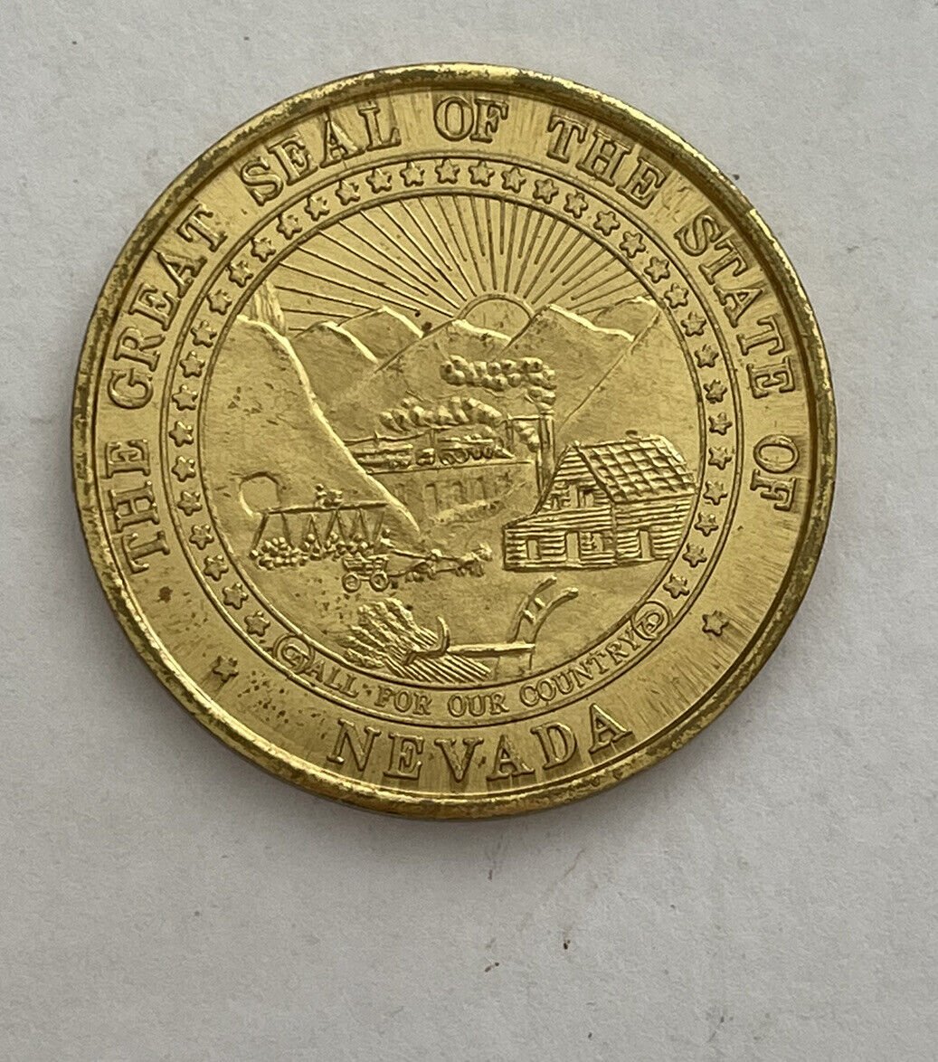 The Great Seal Of The State Of Nevada 36th State Token Coin