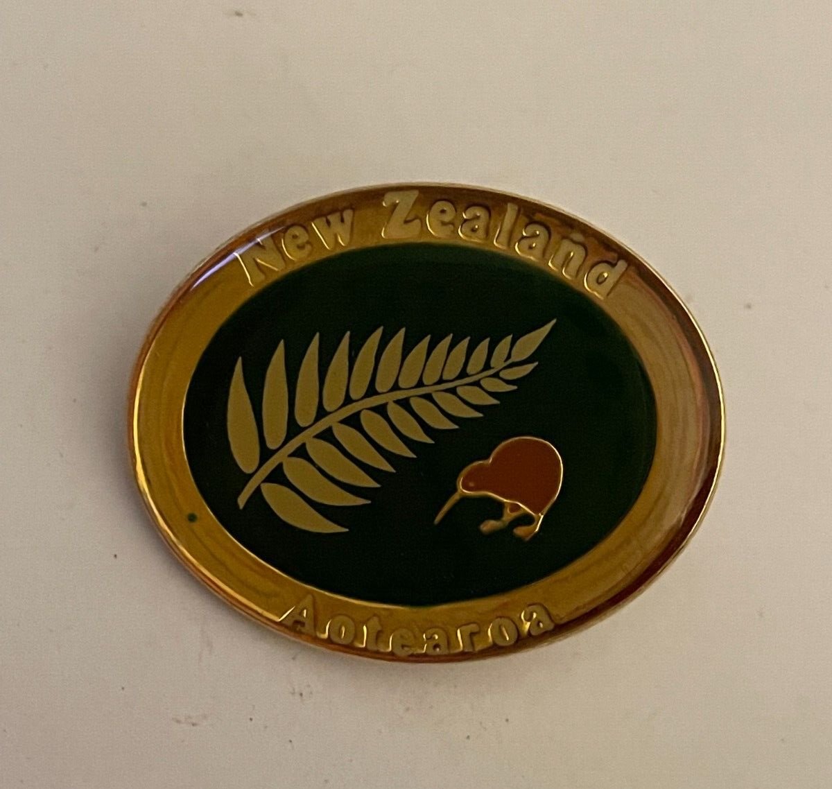 New Zealand Aotearoa Kiwi Pin