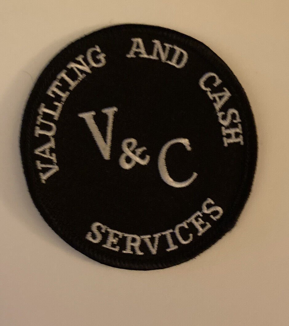 Vaulting And Cash Services V & C Patch Embroidered Badge Patch