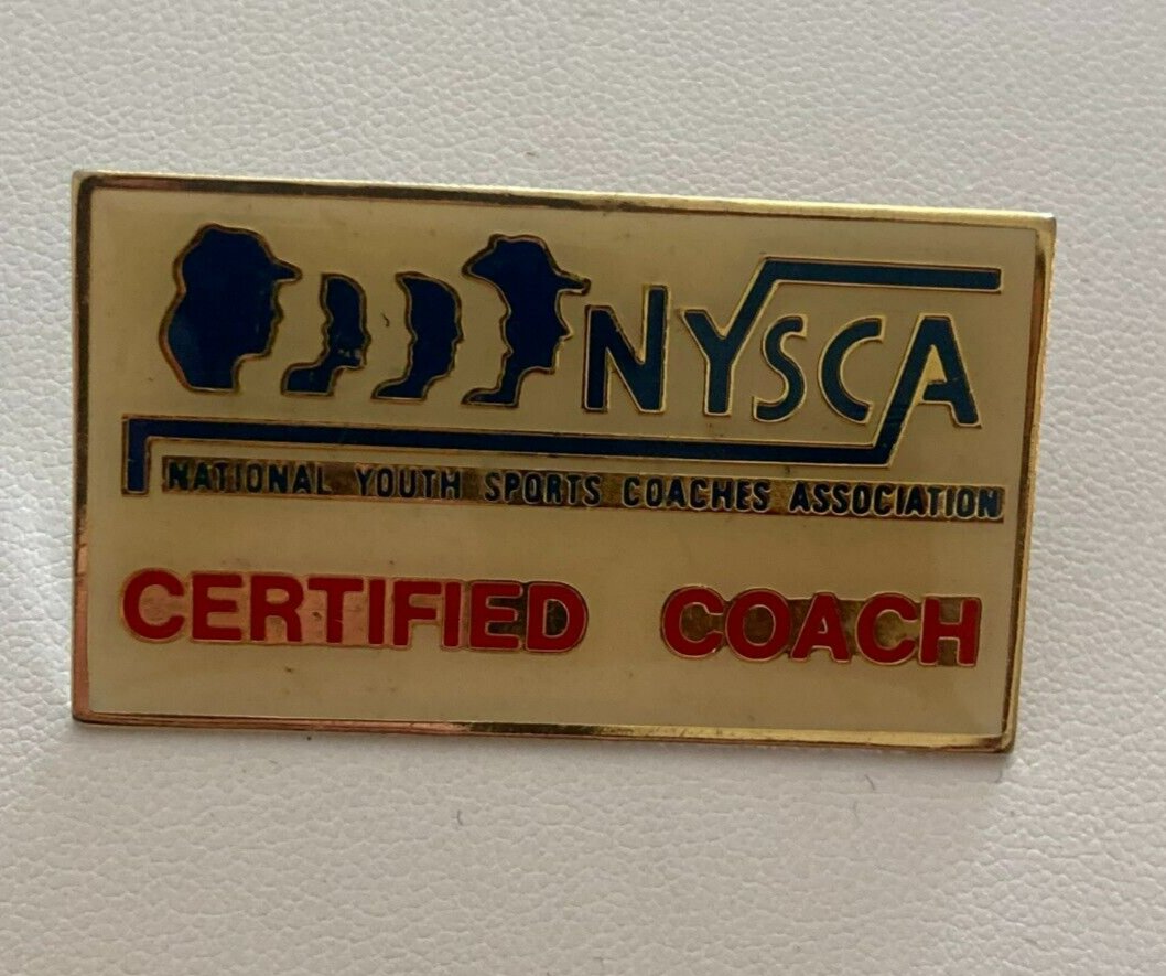 NYSCA National Youth Sports Coaches Association Certified Coach Pin