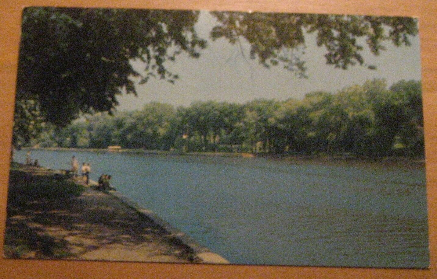 Rock River Fort Atkinson Wisconsin Postcard
