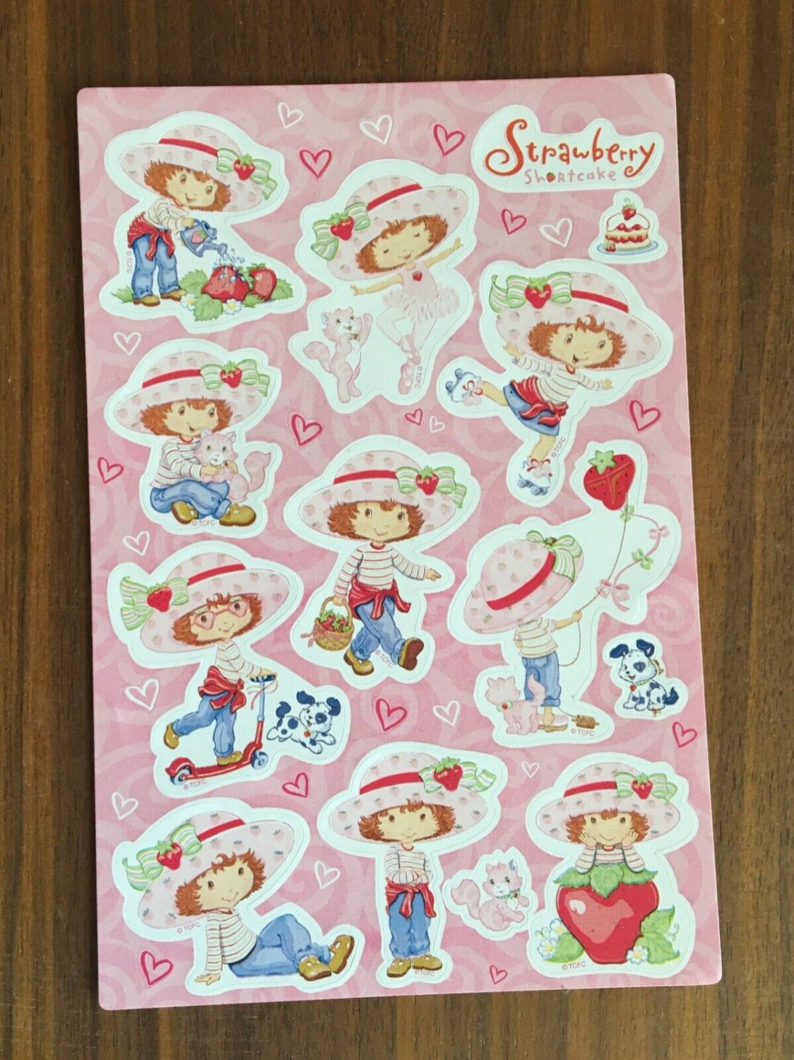 Strawberry Shortcake Stickers One Sheet