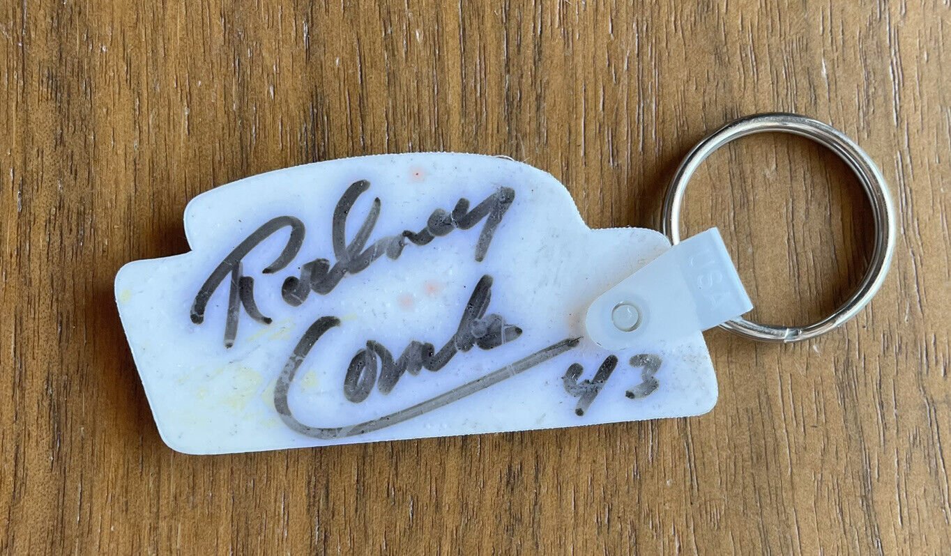 Lance Racing Rodney Combs #43 Keychain Autographed Signed Key Chain
