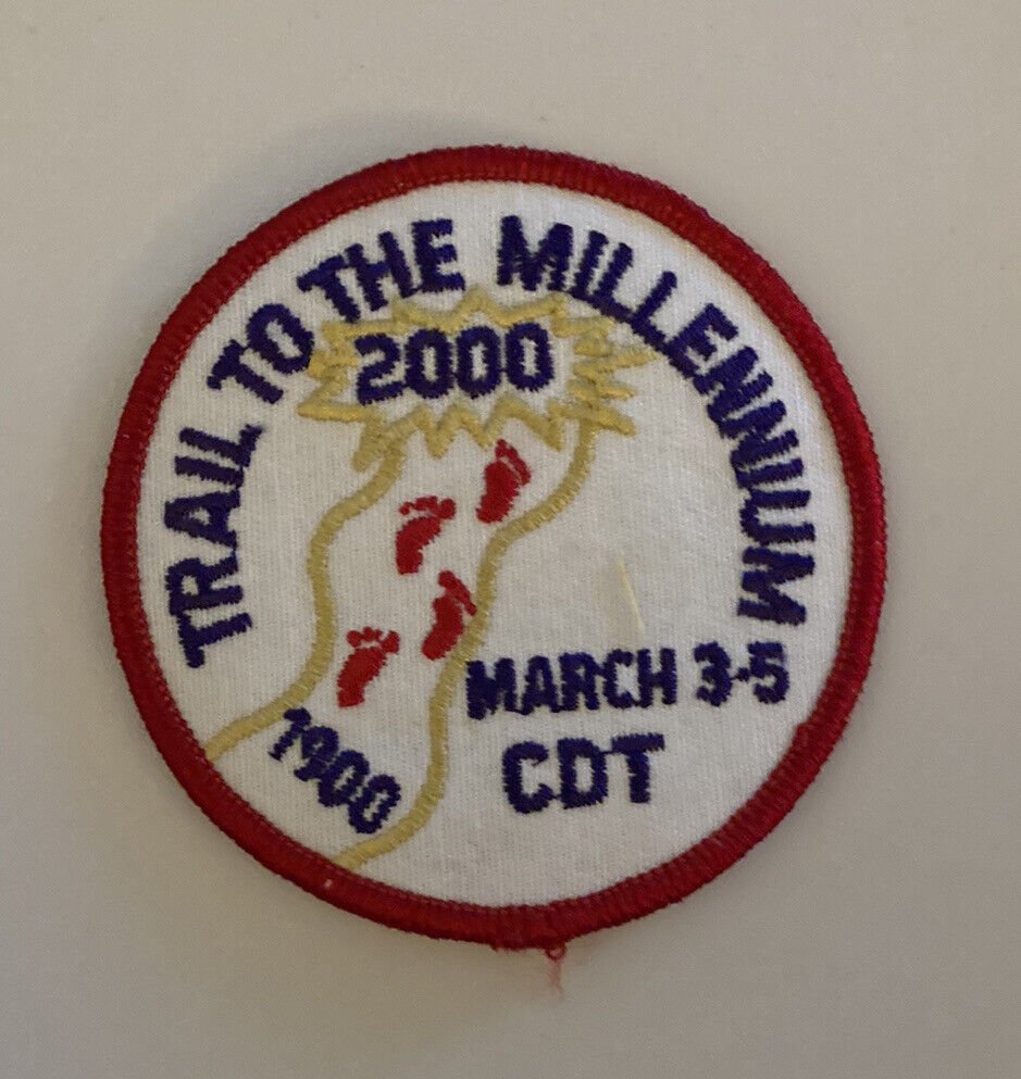 Trail To The Millenium 2000 Patch Badge March 3-5 CDT