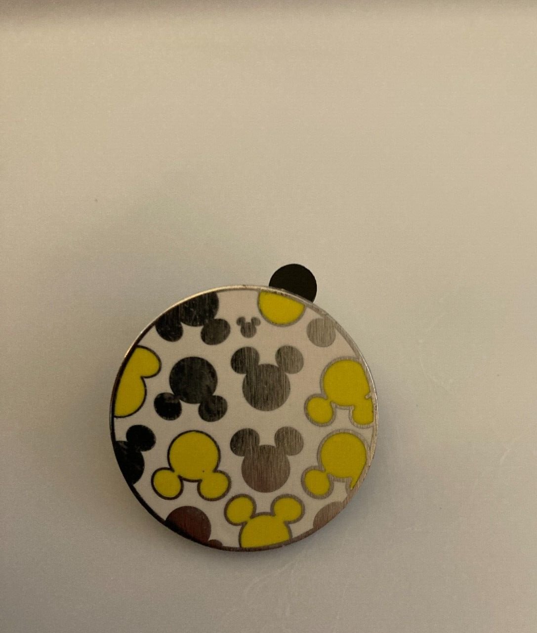 Mickey Mouse Yellow Round Pin Disney Pin