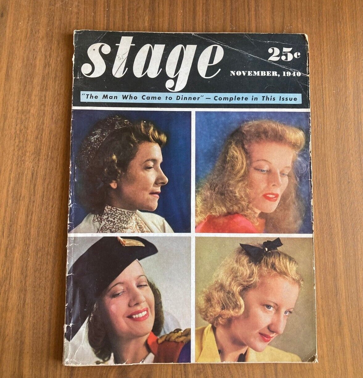 Stage Magazine November 1940 The Man Who Came To Dinner The Complete Issue