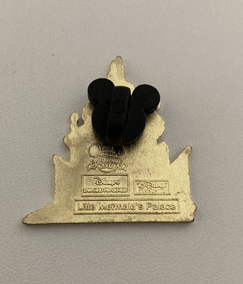 Ariel The Little Mermaid Gold Atlantis Castle Disney Pin