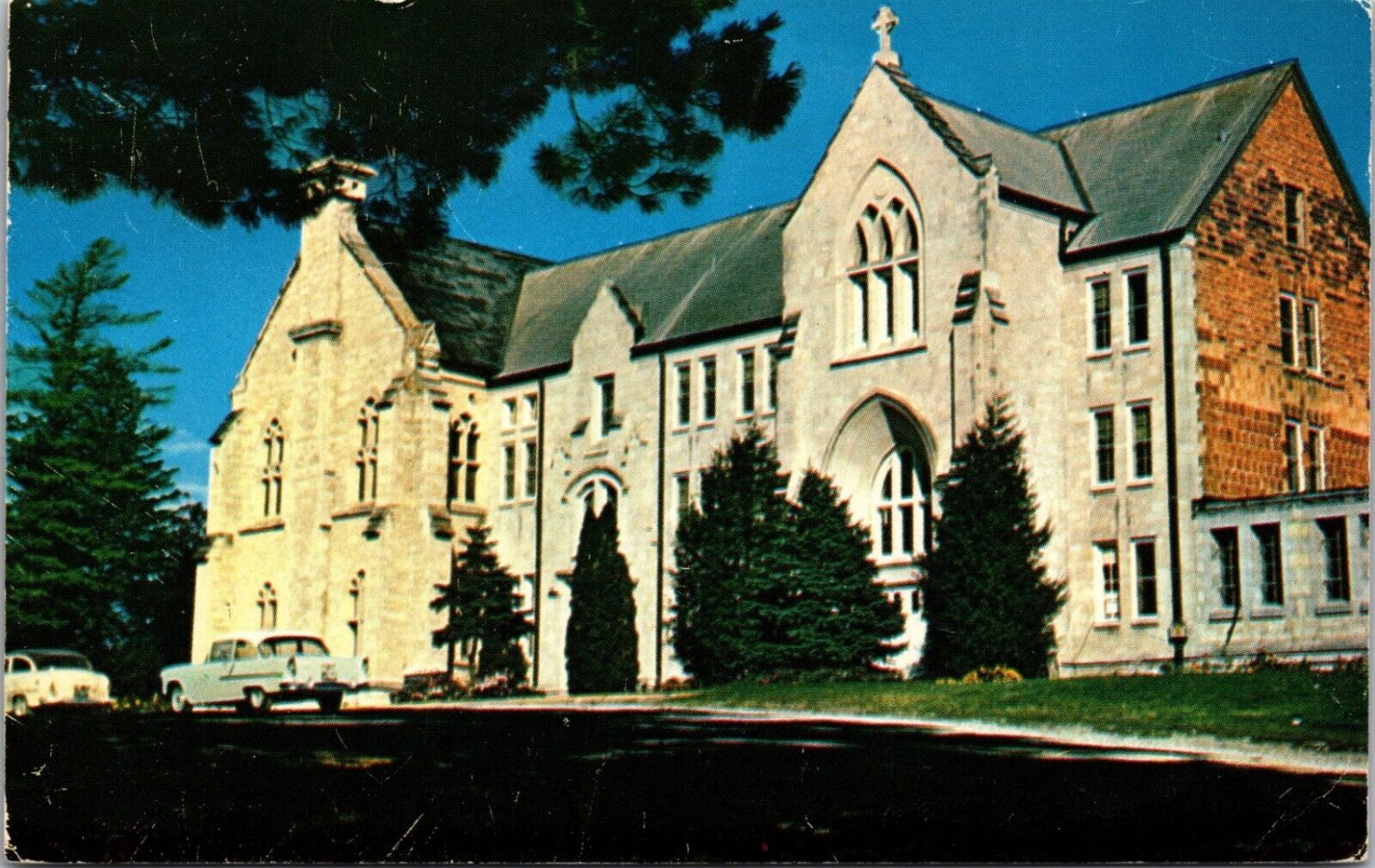 Abbey Of Our Lady Of New Melleray Dubuque Iowa Postcard Posted