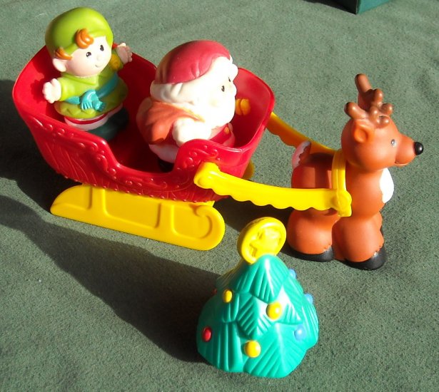Fisher Price Little People Santa Christmas Set
