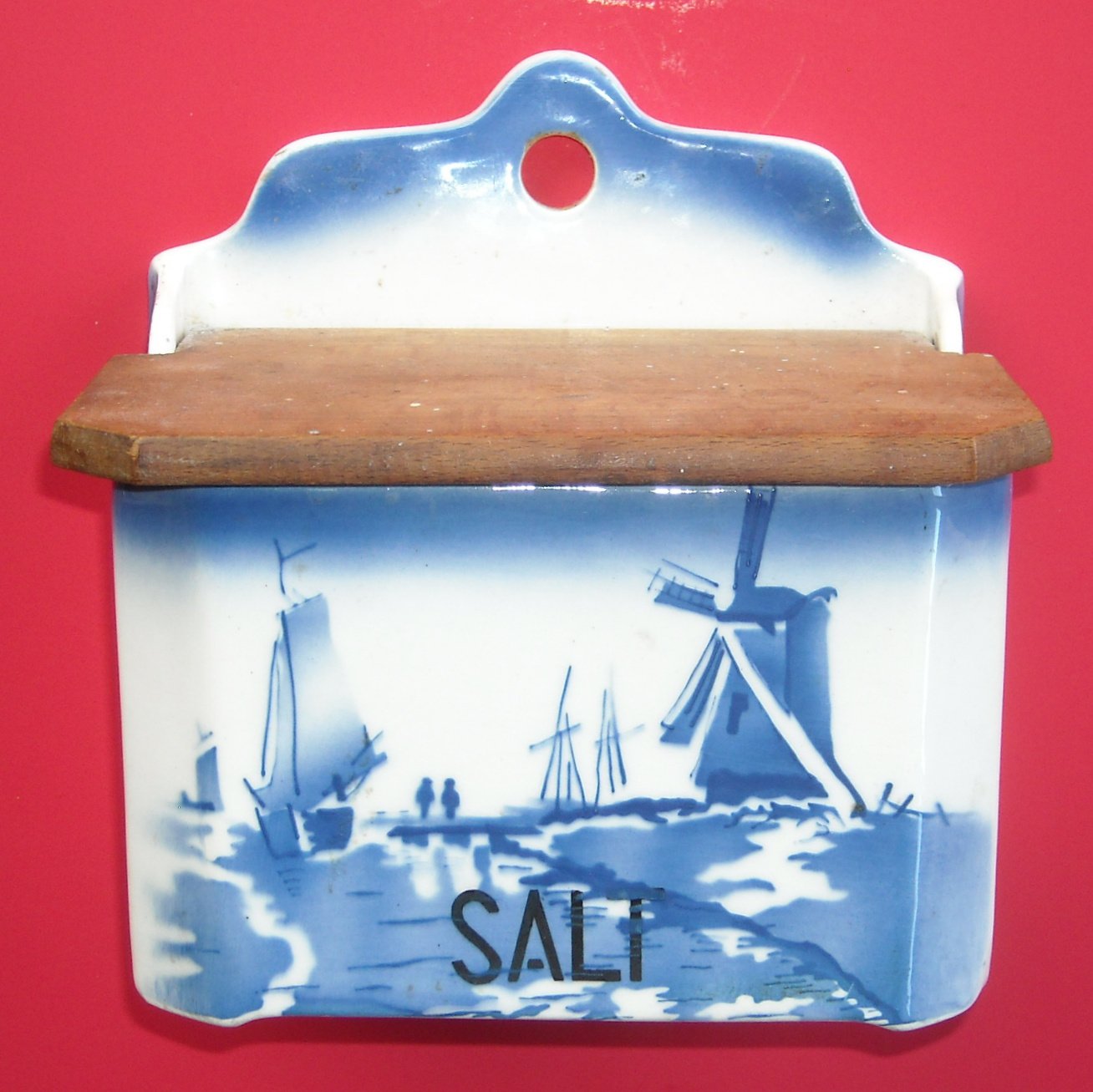 Vintage Ditmar Urbach Porcelain Salt Box