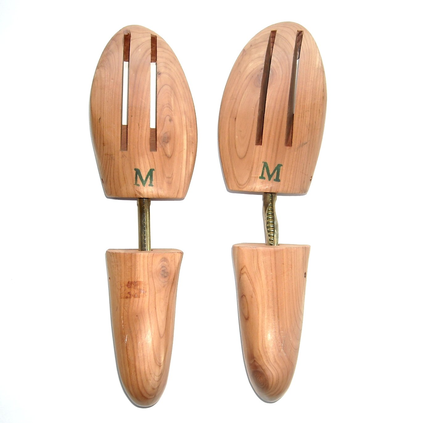 Buffums Metal Plate Vintage Wood Shoe Savers