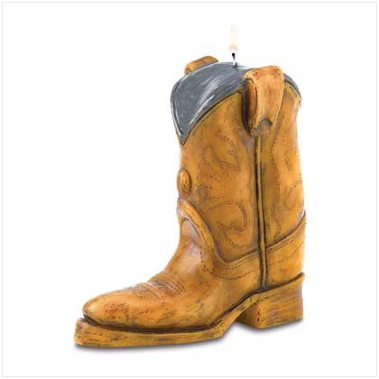 COWBOY BOOT CANDLE