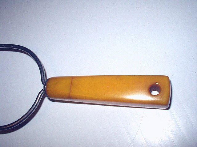 Vintage Androck BAKELITE Stainless Steel Handle Potatoe Masher