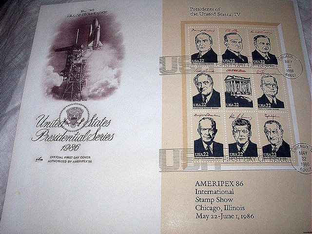 FDC US PRESIDENTIAL SERIES-IV,THE SPACE AGE