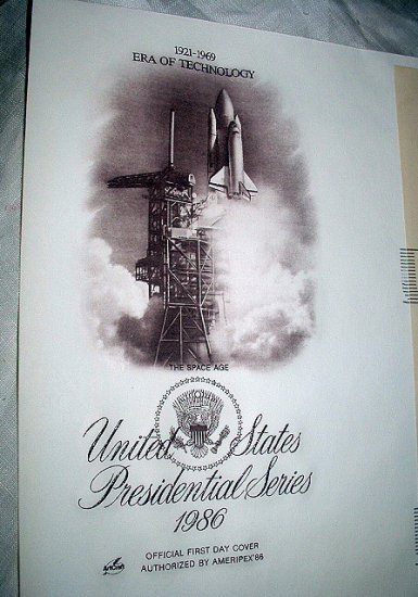 FDC US PRESIDENTIAL SERIES-IV,THE SPACE AGE