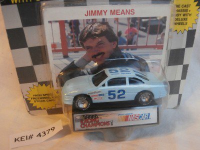 1991 Jimmy Means #52 Blue Pontiac Racing Champions Stock Car Nascar ...