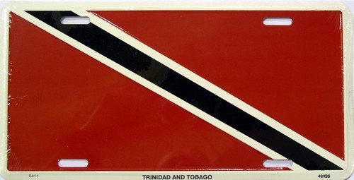 LP-497 Trinidad and Tobago Flag License Plate