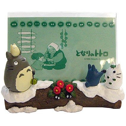 Photo Frame - winter - Totoro & Chu & Sho & Kurosuke - Ghibli - 2011 ...