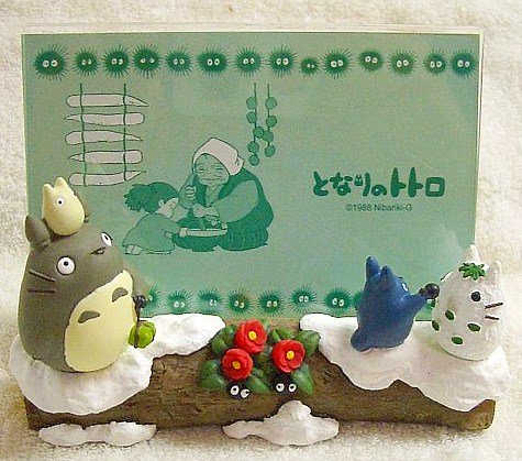 Photo Frame - winter - Totoro & Chu & Sho & Kurosuke - Ghibli - 2011 ...