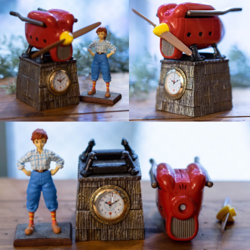 Clock Quartz - Figure - Fio & Savoia S.21F Airplane After - Porco Rosso ...