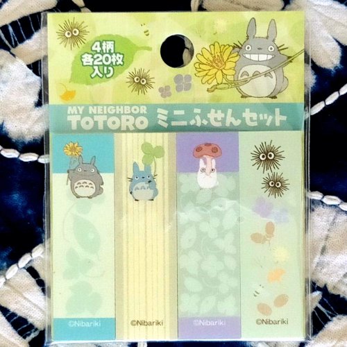 Post-it Note Sticky 80 Notes Made JAPAN 4 Design x 20 Note Totoro ...