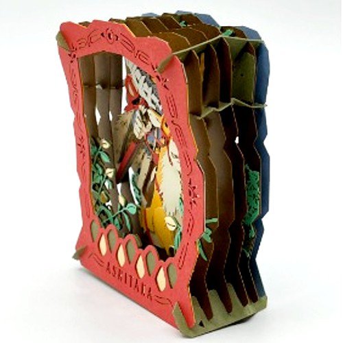 Paper Craft Kit - Paper Theater - Ashitaka & Yakul Yakkuru - Mononoke ...