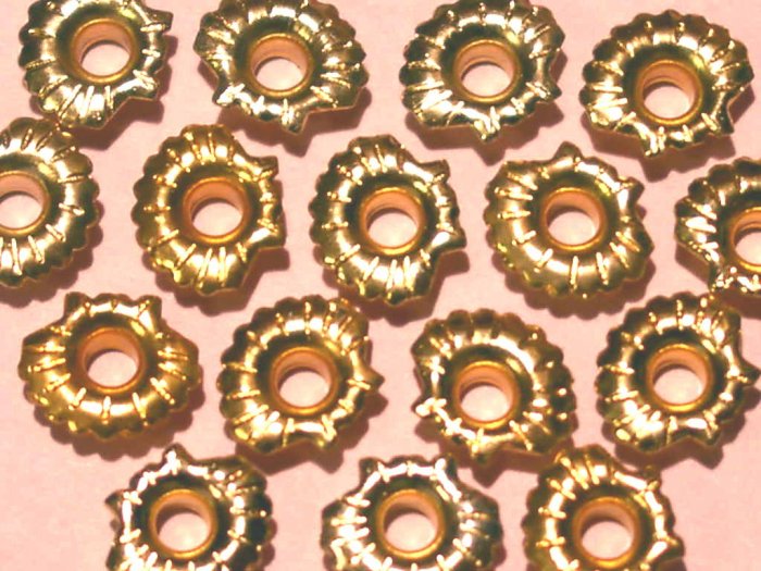 Gold Sea Shell Eyelets - Embellishments Scrapbook Paper Art Craft ...