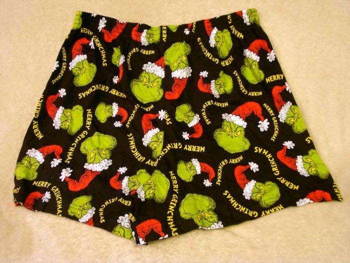 NEW Mens Dr Seuss GRINCH Boxers X-LARGE Shorts XL 40-42