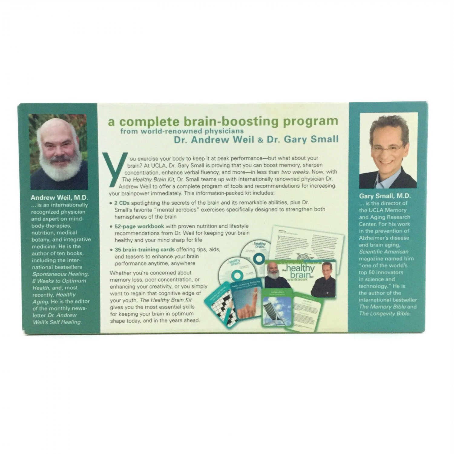 The Healthy Brain Kit 2 Audio CDs Clinically Proven Tools to Boost Your ...