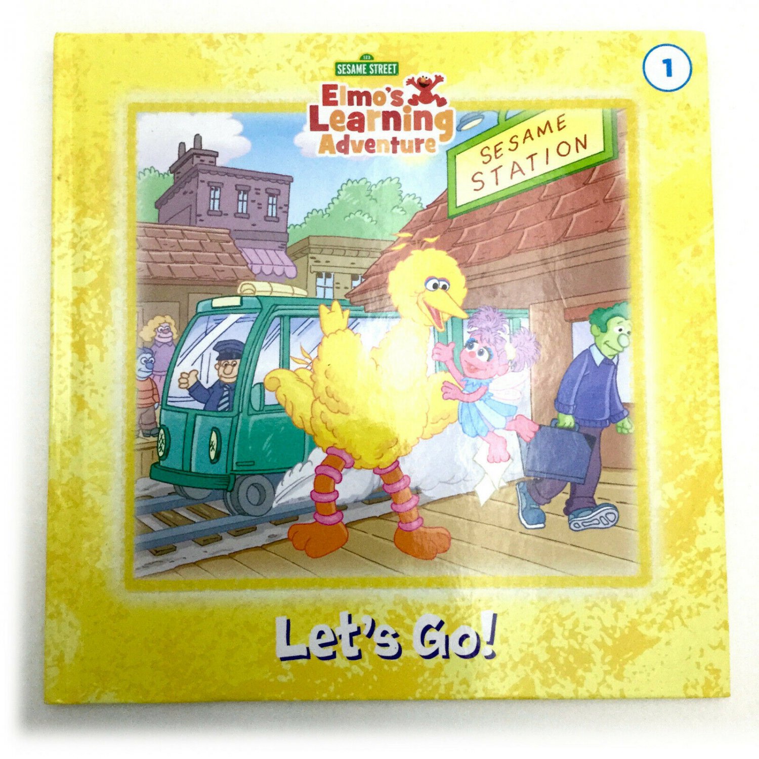 Sesame Street Elmo's Learning Adventure Lot of 5 Books No 1, 2, 3, 4, 5 HC