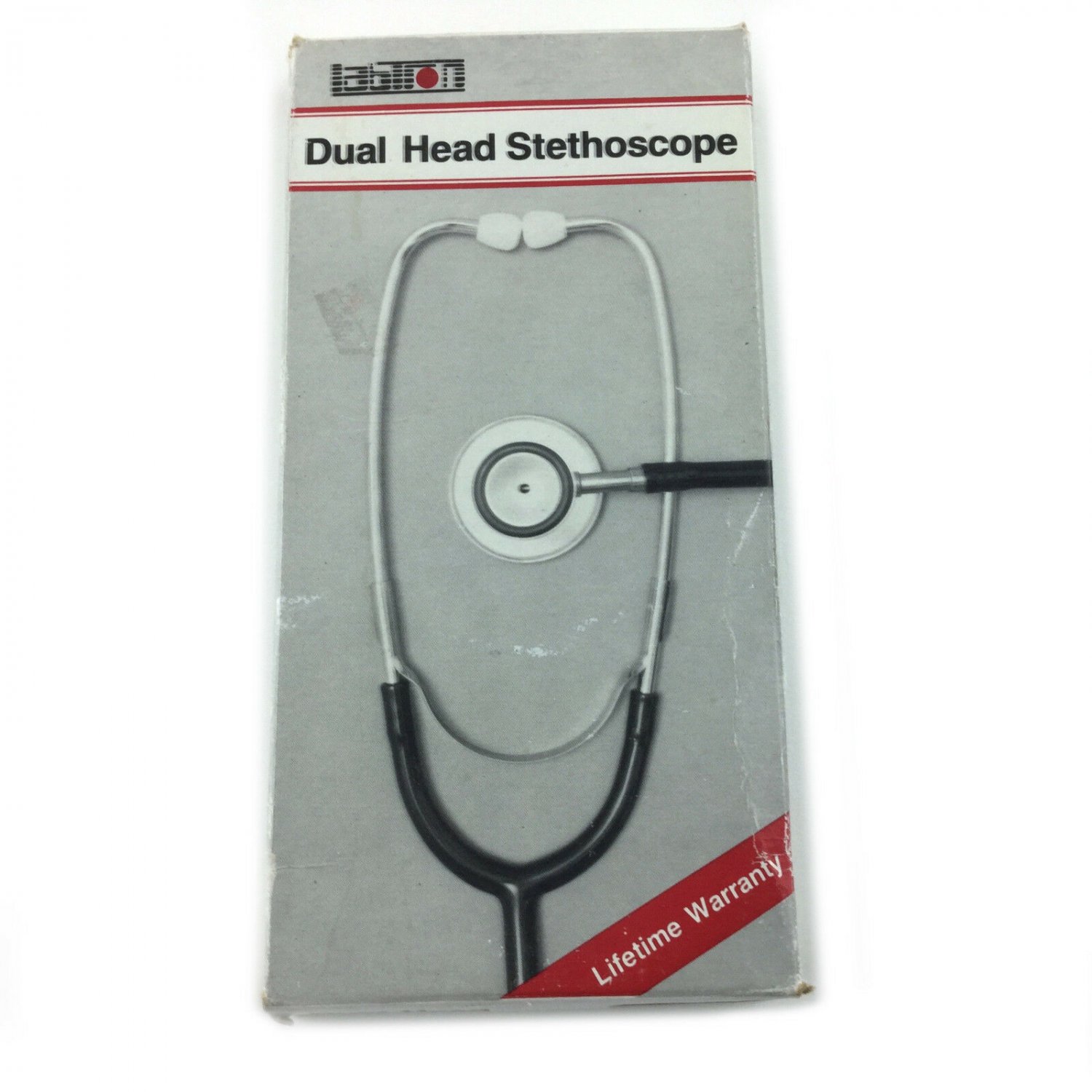 Labtron Lightweight Stethoscope Dual Head 04-400 Gray