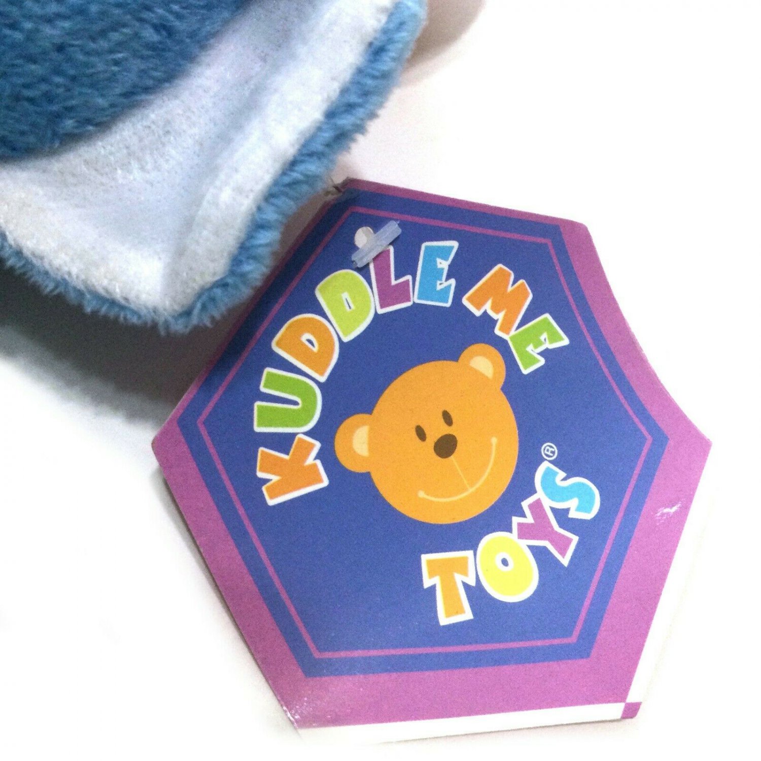 Kelly Toy Patriotic Blue Teddy Bear Kuddle Me Toy 12" Plush Soft ...