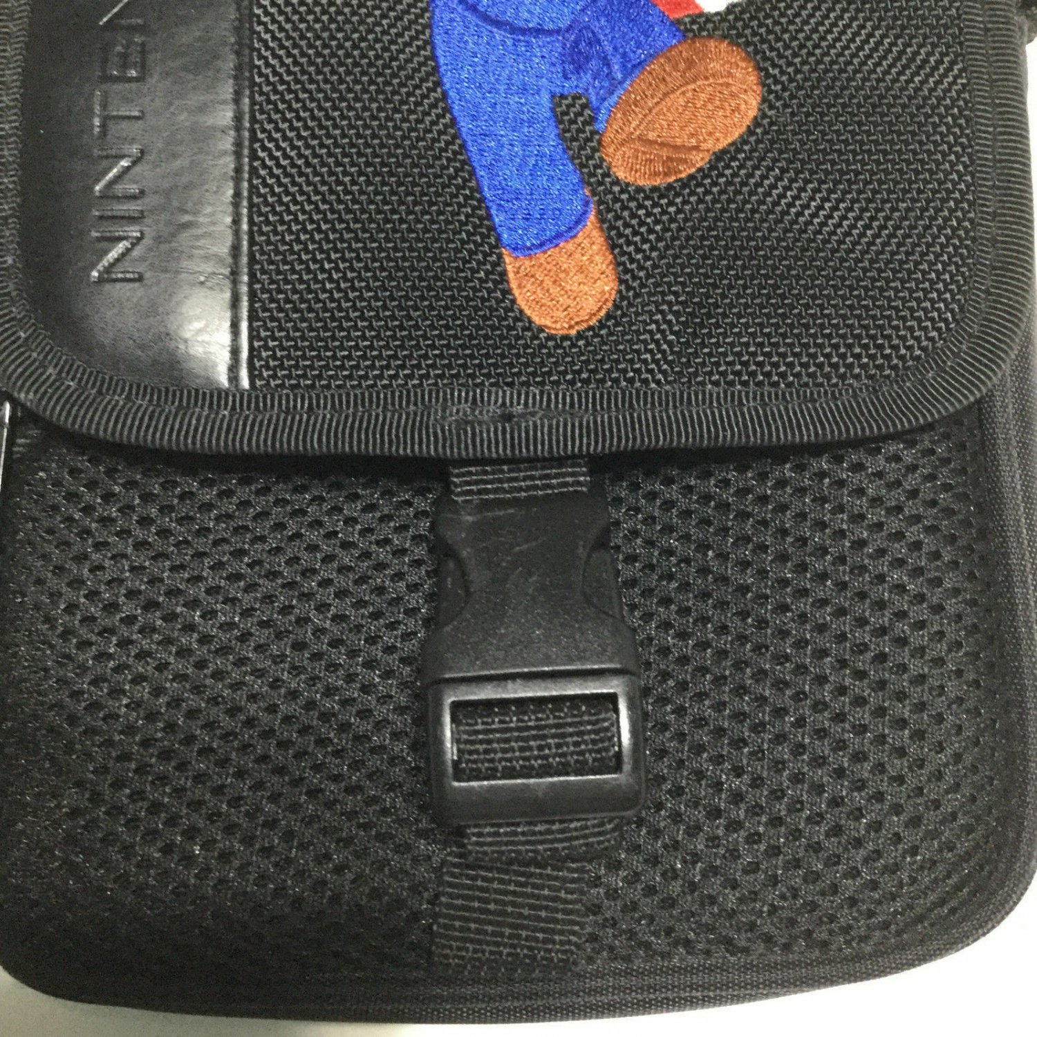 Vintage Super Mario Bros Nintendo DS Carrying Case Soft Travel Bag Black