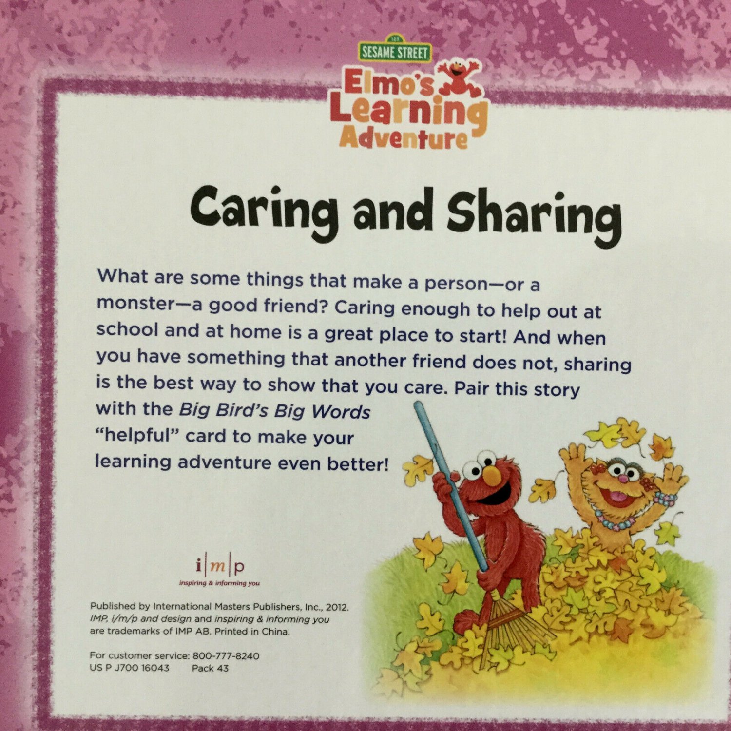 Sesame Street Elmo's Learning Adventure Lot of 4 Books 39, 40, 41, 42 ...