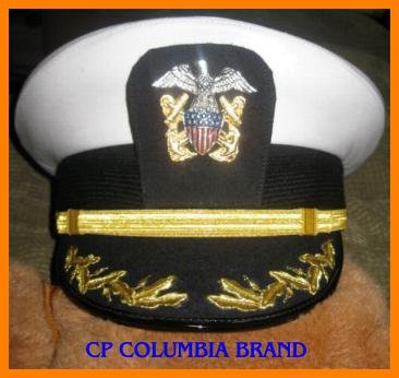 US NAVY COMMANDER CAPTAIN WHT HAT CAP NEW ALL Sizes