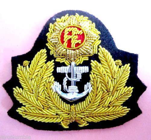 NEW IRISH NAVY OFFICER BERET BADGE CP MADE REAL VERSION COPY FREE SHIP USA