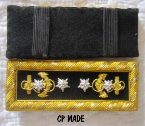 NEW US ADMIRAL OF NAVY RANK SHOULDER BOARDS EPAULETTES PAIR CP MADE ...