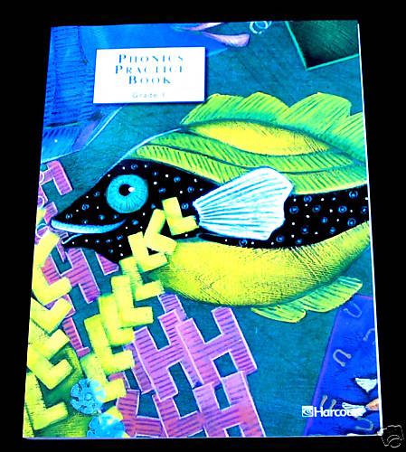 Harcourt Trophies Phonics Practice Workbook Grade 1 Student Edition