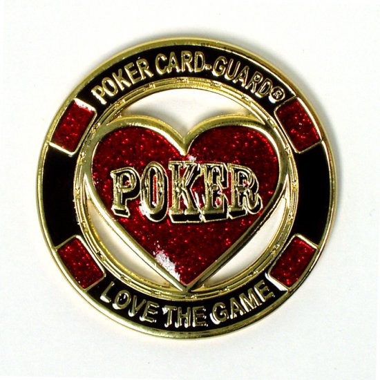 Cut Out Heart Card Guard - GOLD