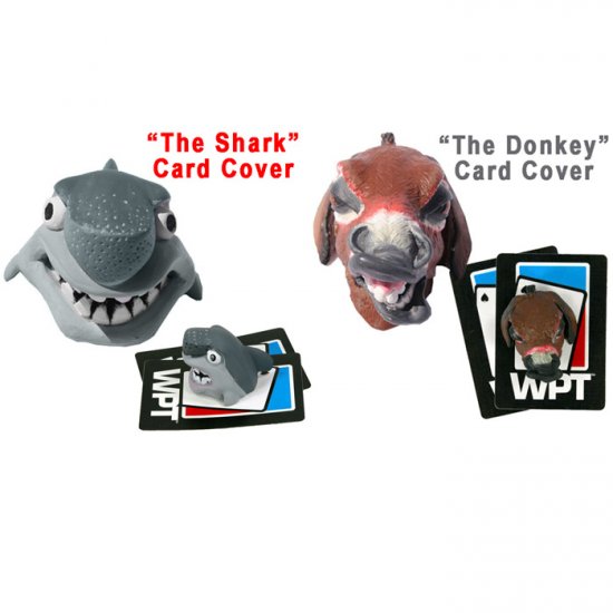 The Donkey & The Shark Face Card Protectors (Set of 2)