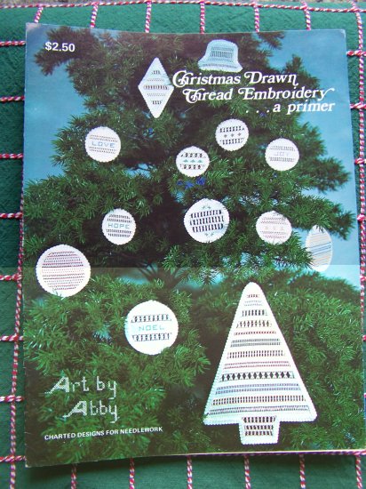 Vintage Drawn Thread Embroidery Charts for Christmas Tree Ornaments 6 ...