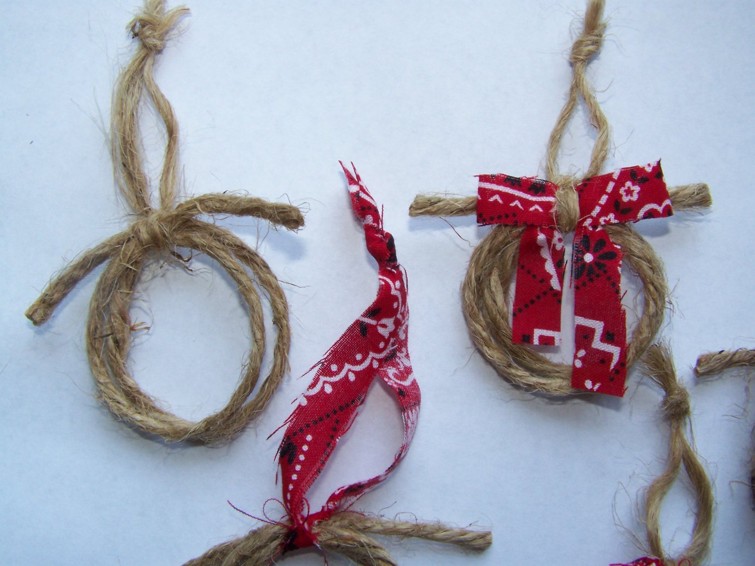 5 Mini Rope Lariat Lasso Country Western Cowboy Bandana Party ...