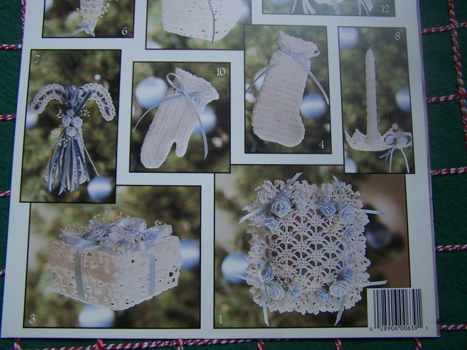 12 Vintage Thread Crochet Victorian Christmas Ornament Patterns Book 2 ...