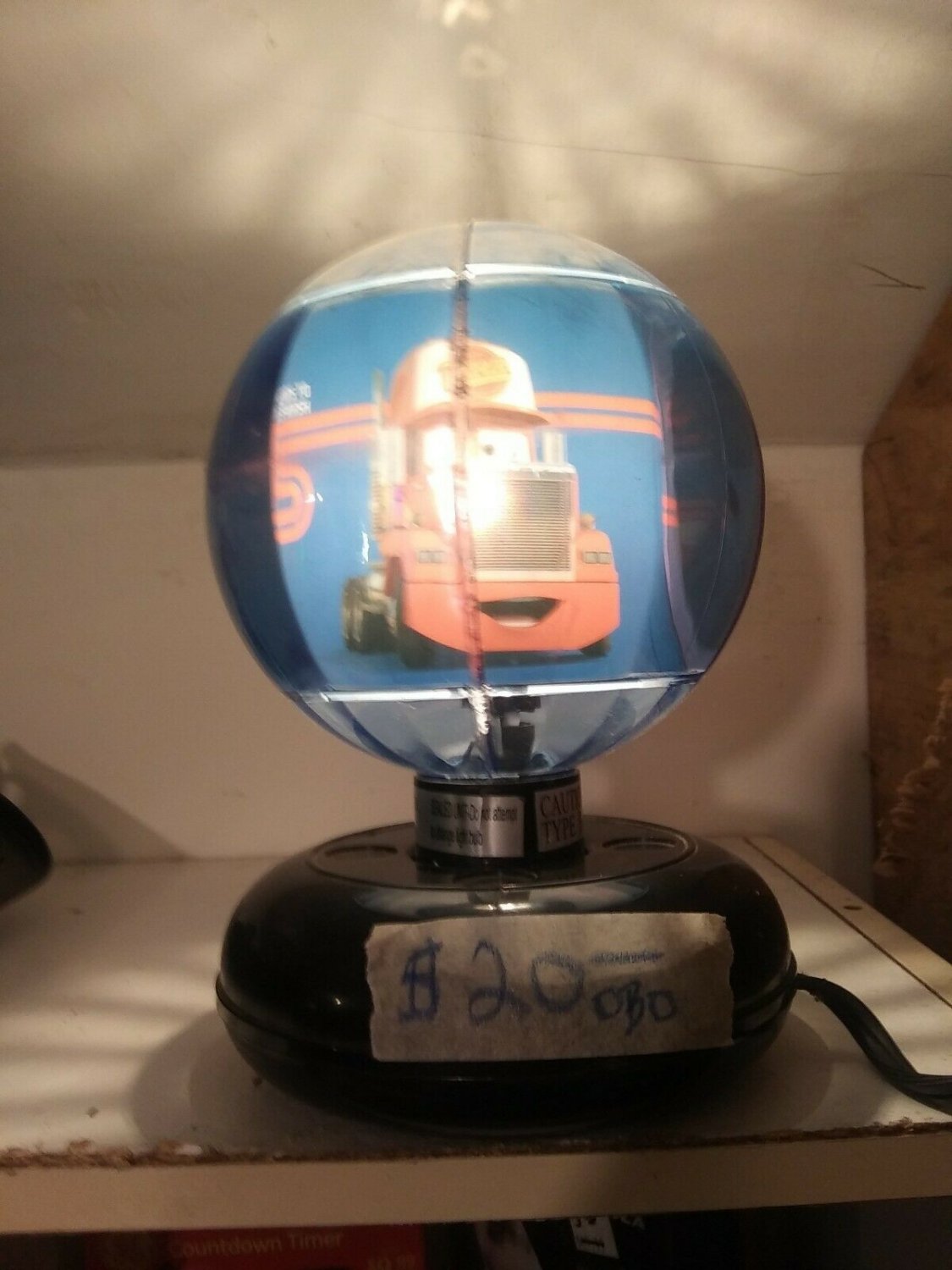 Disney Pixar Cars Night Light Lightning