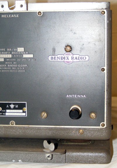 Bendix Radio Type RA-10 RA Aircraft Receiver Dynamotor