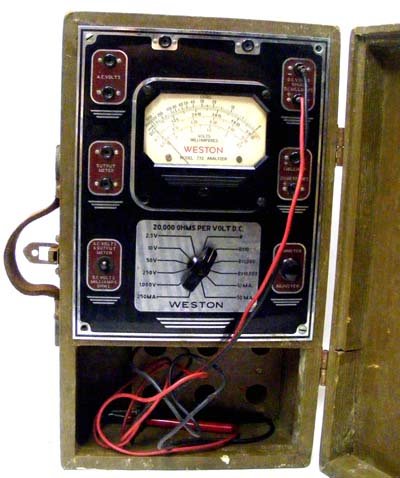Weston Model 772 Analyzer Multimeter Volts Milliampere