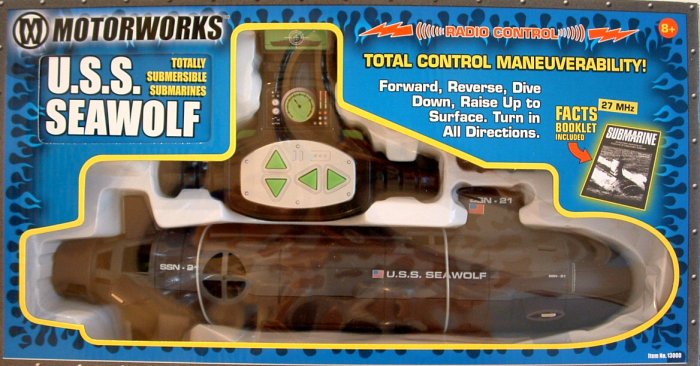 U.S.S. Seawolf Radio Control Submersible Submarine