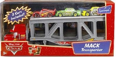 Disney Pixar Cars Mack Truck Transporter McQueen Chick Hicks Leakless
